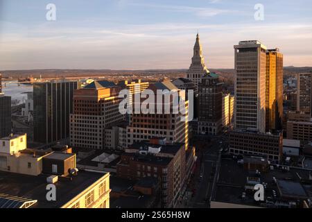 Skyline of downtown Hartford, Connecticut Stock Photo - Alamy