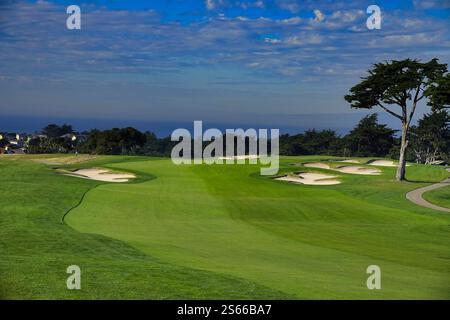 Seaside, California, USA 5th December, 2024 Fairway and bunkers ...