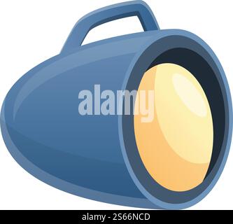production spotlight stage cartoon vector illustration Stock Vector ...