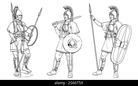 Iberian warriors. Dangerous and brave enemies of the Roman Empire Stock ...