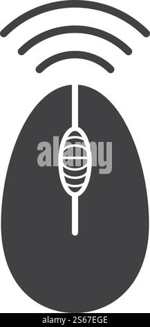 Wireless mouse icon vector template Stock Vector Image & Art - Alamy