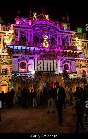Janaki Mandir shimmering in vibrant lights for Bibaha Panchami ...
