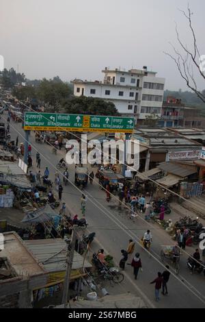 Buses in Bhitamode, the Nepal – India Border, ferry thousands of Indian ...