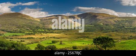 Post-glacial landscape of the Beara Peninsula, with the Ardgroom ...