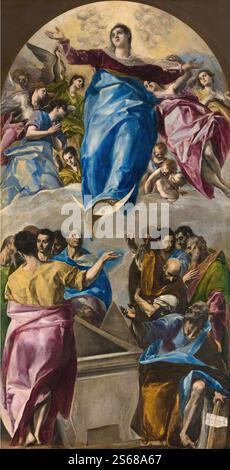 Domínikos Theotokópoulos - El Greco - the Virgin Mary Stock Photo - Alamy
