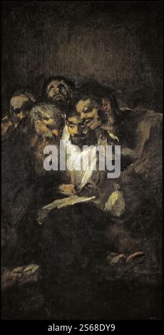 Francisco De Goya - Reading Stock Photo - Alamy