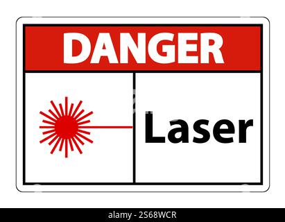 Danger Laser Symbol Sign Symbol Sign Isolate on transparent Background ...