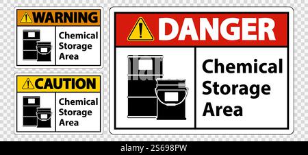 Chemical Storage Symbol Sign Isolate on transparent Background,Vector ...