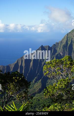 A breathtaking view of a tranquil ocean under beautiful cloud ...