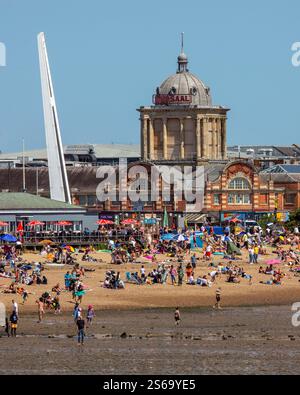 Essex, UK - July 28th 2024: View along Southend Pier in Southend-on-Sea ...