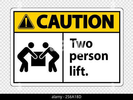 Two person lift Symbol Sign Isolate on transparent Background,Vector ...