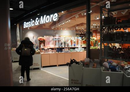 Copenhagen/ DenmarK/16JANUARY 2025/ Basic & more store i amager center ...