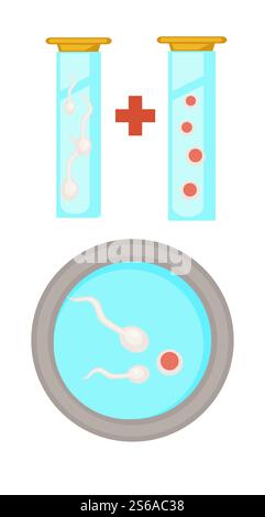 Pregnancy stage embryo in uterus color line icon. Outline pictogram for ...