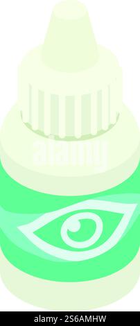 Eye lens icon, isometric style Stock Vector Image & Art - Alamy