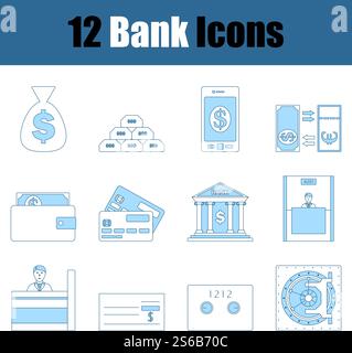 bank building line icon with euro Stock Vector Image & Art - Alamy