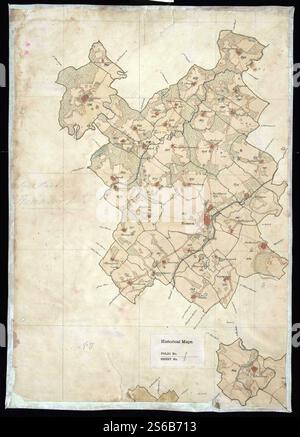 General map of villages in Ambala Division, surveyed by J. H. Simmonds ...