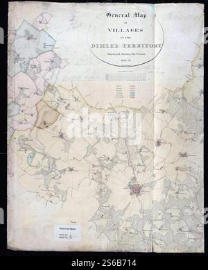 General map of villages in Delhi Territory with a general statistical ...