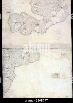 General map of villages in the Northern Division of Delhi Territory ...