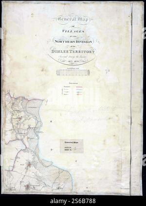General map of villages in the Northern Division of Delhi Territory ...