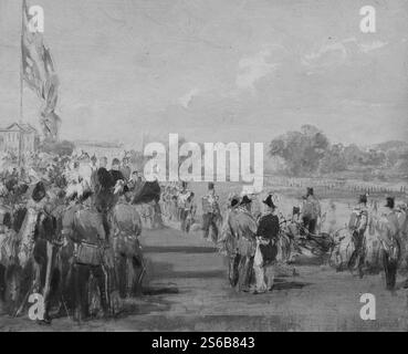 George Housman Thomas (1824-68) - The Presentation of Crimean Medals by ...