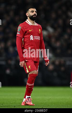 during the Carabao Cup Semi Final First Leg match between Newcastle ...