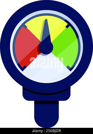 Digital manometer icon. Cartoon of digital manometer vector icon for ...