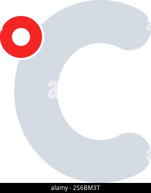 Celsius Degree Icon. Flat Color Design. Vector Illustration Stock ...