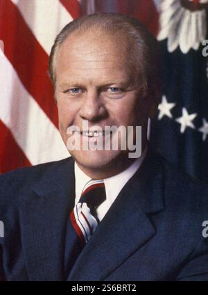 Gerald Ford presidential portrait (cropped 2 Stock Photo - Alamy