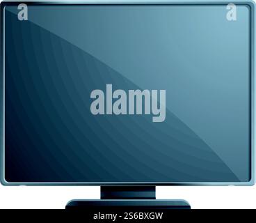 IPS matrix monitor screen, vector sign ips technology Stock Vector ...