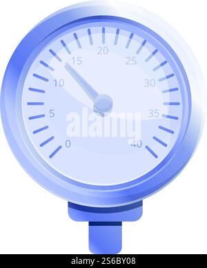 Digital manometer icon. Cartoon of digital manometer vector icon for ...