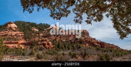 Red Rocks from the Chinle and Wingate formations in the Lukachukai ...