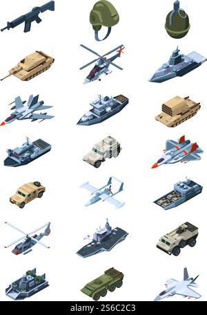 Armored car icon set in flat and line style. Military vehicle, army ...
