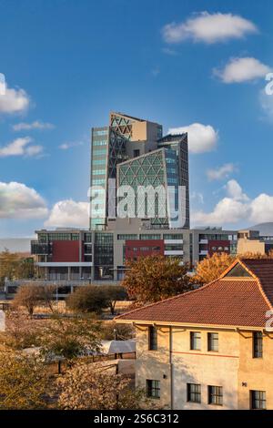 aerial view of gaborone capital city of Botswana residential ...