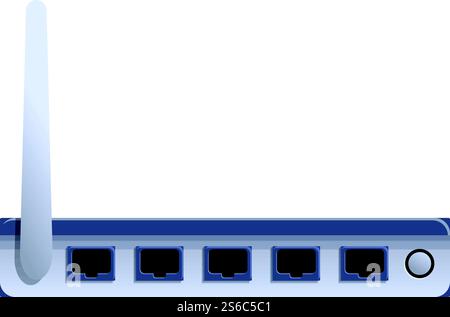 lan network switch cartoon vector illustration Stock Vector Image & Art ...