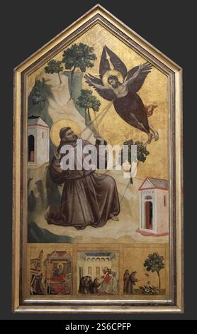 Saint Francis receiving the Stigmata - Giotto Stock Photo - Alamy