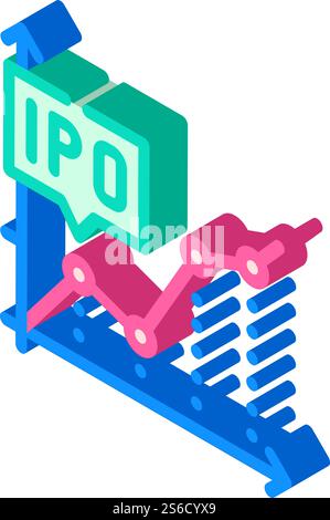 ipo initial public offering infographic icon doodle illustration Stock ...