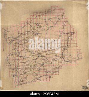 [Map of Montgomery County, Va.]. 1860 Stock Photo - Alamy