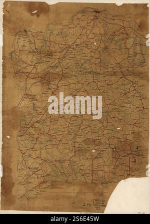 [Map of Spotsylvania County, Va.]. 1860 Stock Photo - Alamy