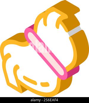 gastric disease isometric icon vector illustration Stock Vector Image ...