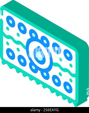 water absorption flat icon color illustration Stock Vector Image & Art ...