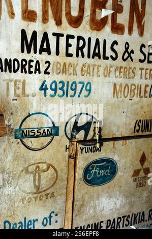 Materials and Service Sign, Load Here Sign Stock Photo - Alamy