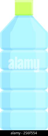biodegradable plastic bottle cap cartoon vector illustration Stock ...