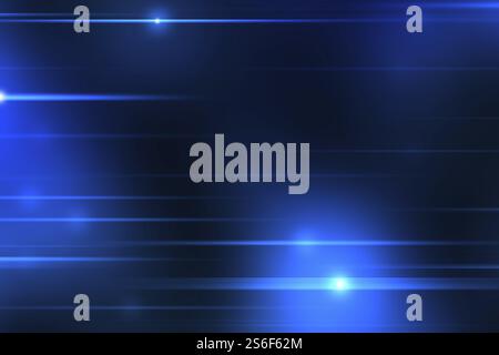 2d illustration of a blue light streaks background Stock Photo - Alamy