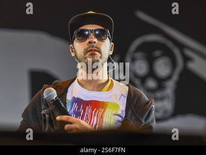 The band Trailerpark Sudden (bourgeois Steven Matyssek) at the Helene ...