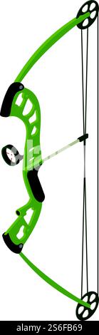 Hunting bow icon. Isometric of hunting bow vector icon for web design ...