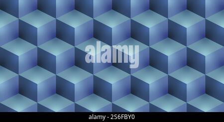 Illustration of a bright cubic seamless background Stock Photo - Alamy