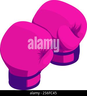 Boxing gloves icon, isometric style Stock Vector Image & Art - Alamy