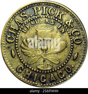 Glendale, Montana Territory - Good For Token Old Timer SALOON Chas Pick ...