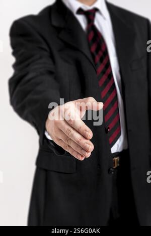 An image of a nice business handshake Stock Photo - Alamy