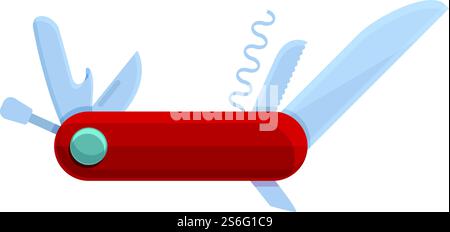 Multitool swiss icon. Cartoon of Multitool swiss vector icon for web ...